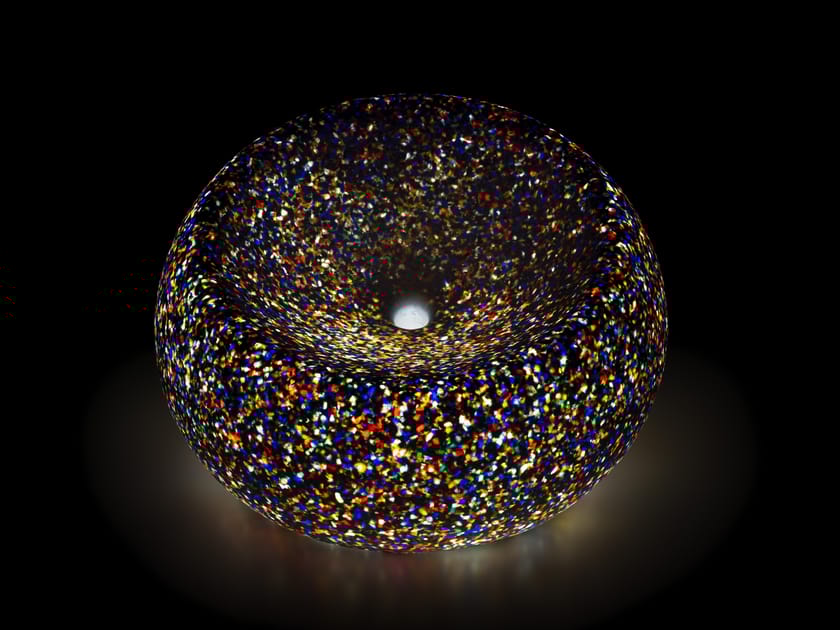 BOOM DECOR Recycled plastic garden armchair with light By Plust