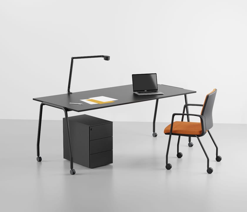 KAI Metal office drawer unit with castors By IBEBI