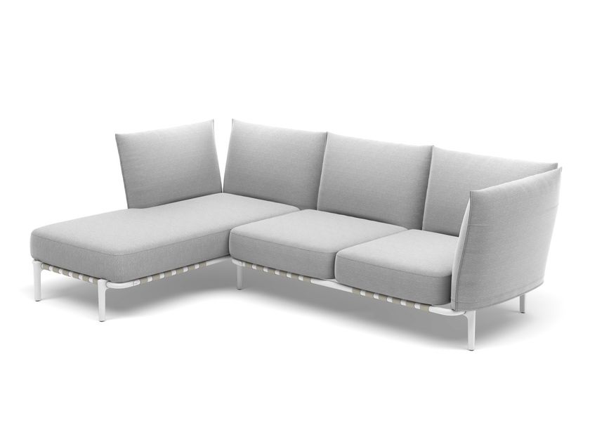 BREA | Divano con chaise longue Collezione BREA By DEDON design Barber ...
