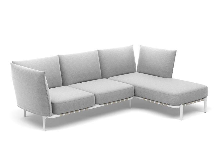 BREA | Divano con chaise longue Collezione BREA By DEDON design Barber ...