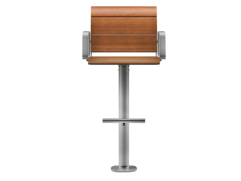 Steel and wood outdoor chair BREAK TIME SW75 Break Time I Collection By ...
