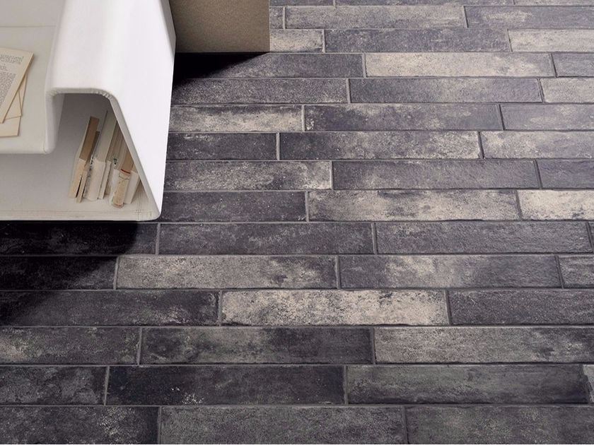 Porcelain stoneware wall/floor tiles with stone effect BRICKLANE ...
