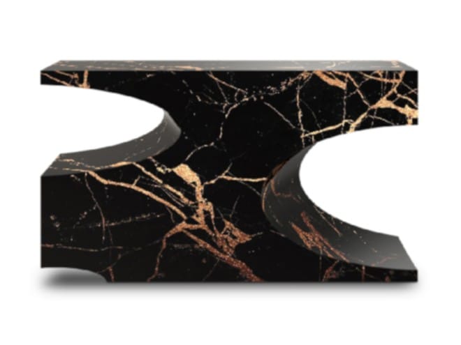 BRYCE II | Console table Rectangular wooden console table By BRABBU