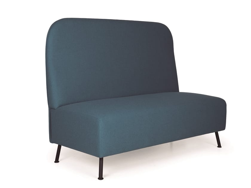 Canapé modulable 2 places en tissu BUBBLE LOW METAL BAQ Collection Bubble By Fenabel design ...