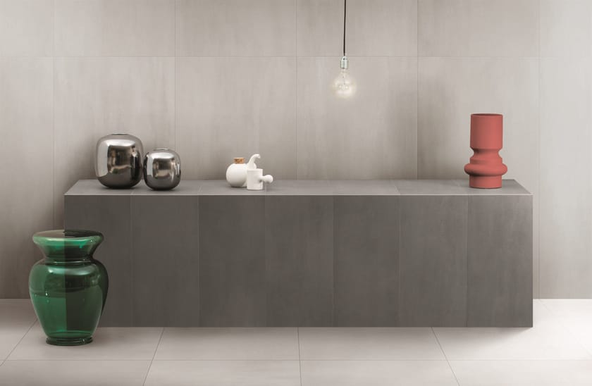 Revestimiento de pared/suelo efecto cemento BUILT BLOCK Colección Built ...