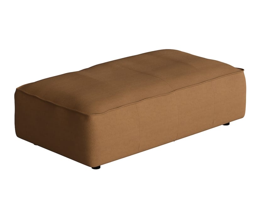 BUTTER SOFT | Rectangular pouf Rectangular fabric pouf By grado design