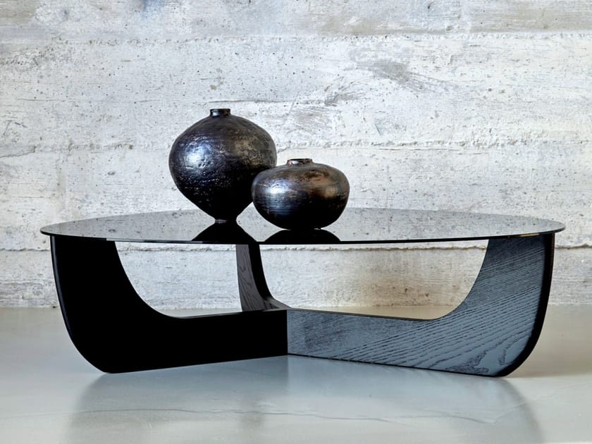 CALA | Glass coffee table Cala Collection By more design Gil Coste