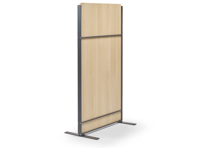 Modular laminate office screen CALM 70 By SELLEX design Mario Ruiz