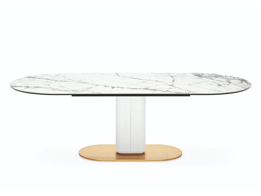 CAMEO Marble table By Calligaris | design Gino Carollo