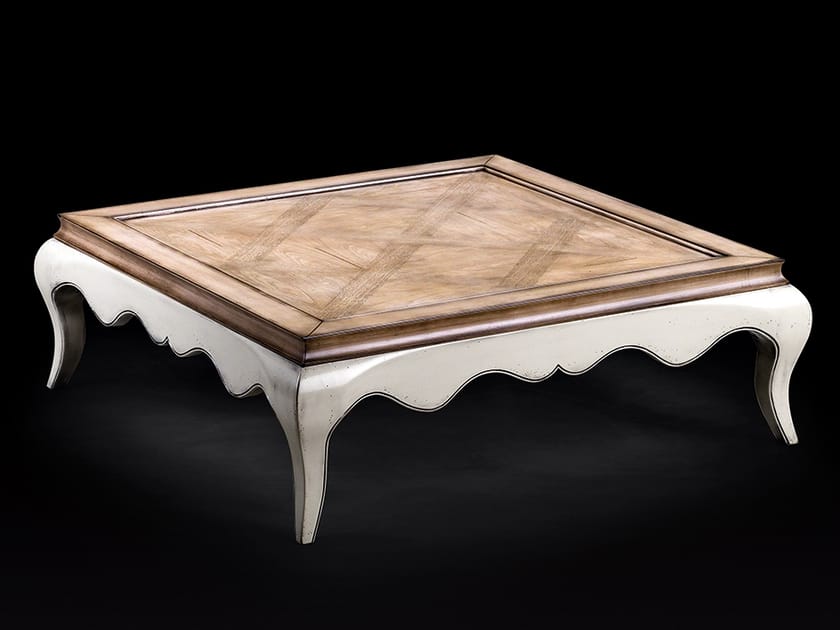 CAPRICCI Square cherry wood coffee table By Prestige