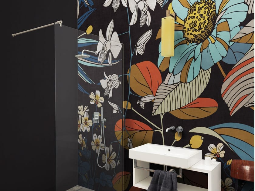 Washable wallpaper with floral pattern CARIOCA Exclusive Wallpaper ...