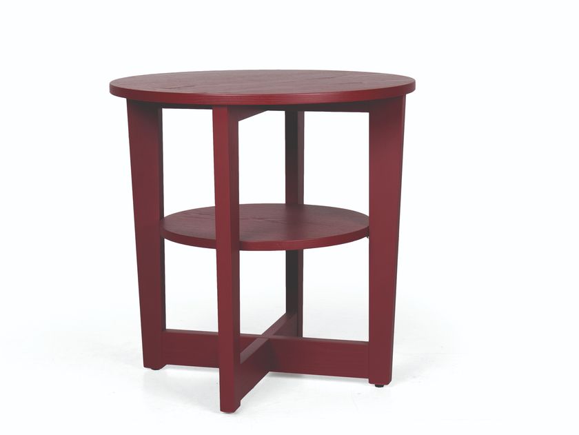 Round wooden coffee table CARTER 200 Carter Collection By Fenabel