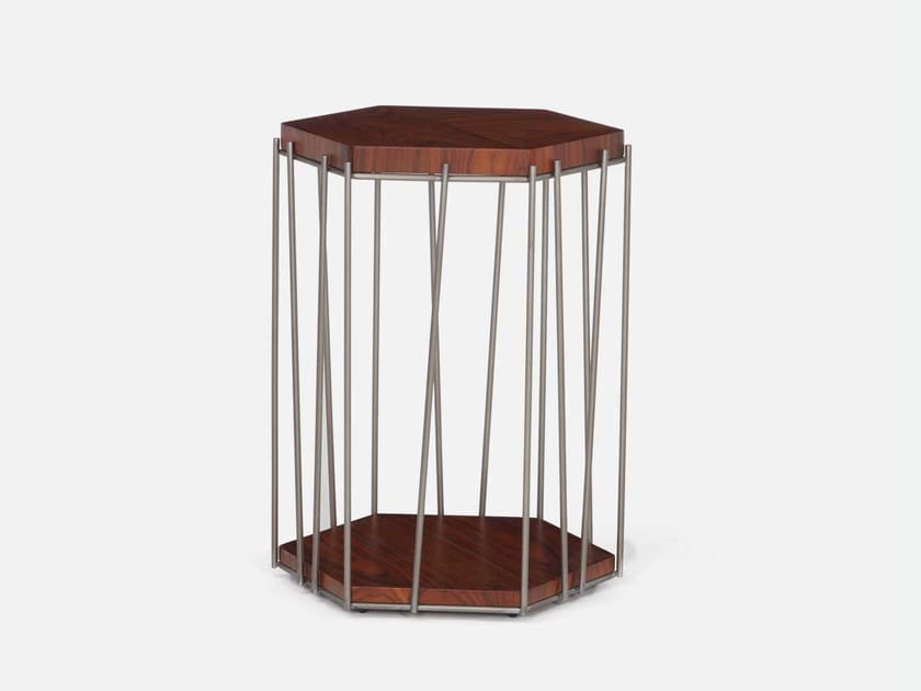CAVALLO | Table basse Table d'appoint hexagonale en bois By Casa ...