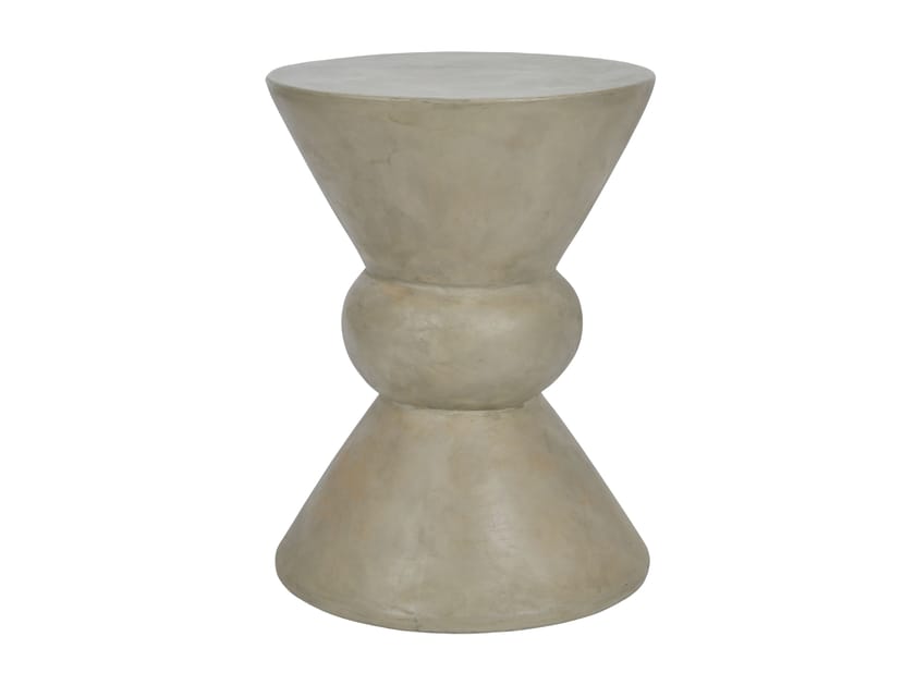 SPACE CUBISM Low fiber cement garden stool By CBdesign