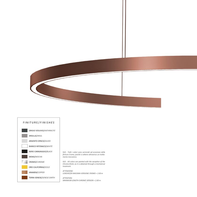 ALTIS | Ceiling lamp LED aluminium ceiling lamp By Design Luce