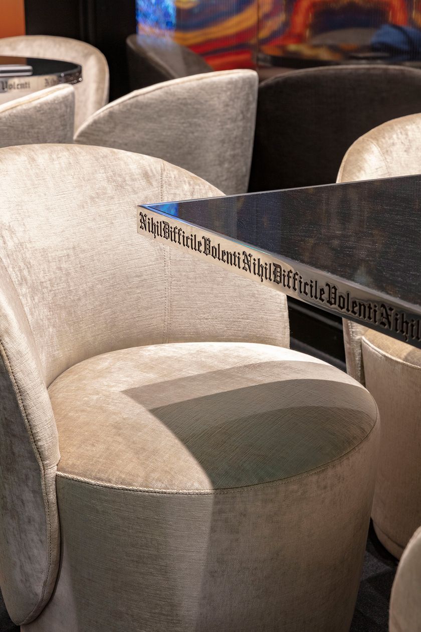 CELEBRITY | Fabric armchair By Sicis design Massimiliano Raggi