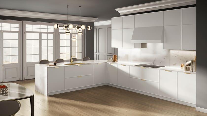 CÉLINE 1 kitchen with handles By Composit