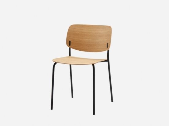 ARYN WOOD Stackable oak chair By INCLASS | design Jonathan Prestwich
