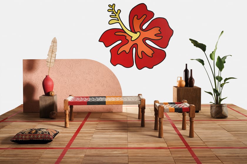 CHARPAI | Rope stool By Il Giardino di Legno design CIPIUELLE