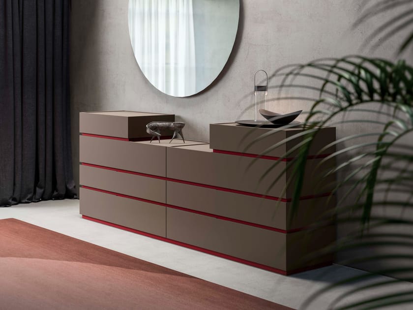 Sectional wooden chest of drawers KOBE | Chest of drawers Kobe ...