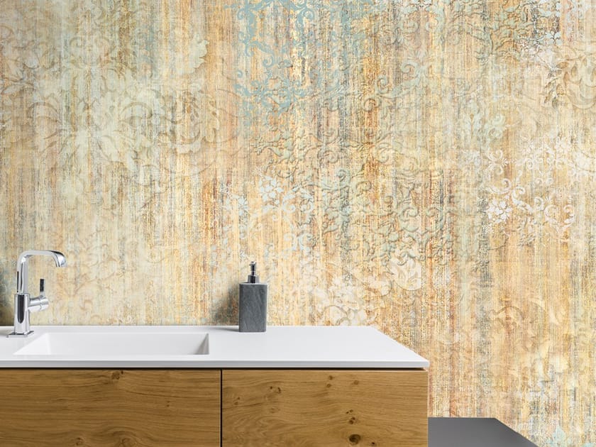 Classic wallpaper, eco-friendly, PVC free and washable CHINÈ KRONOS ...