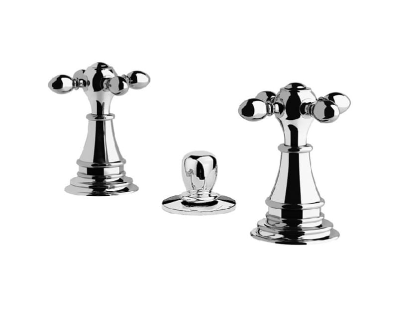 CHOPIN Deck-mounted steel remote control tap By Gaia Mobili