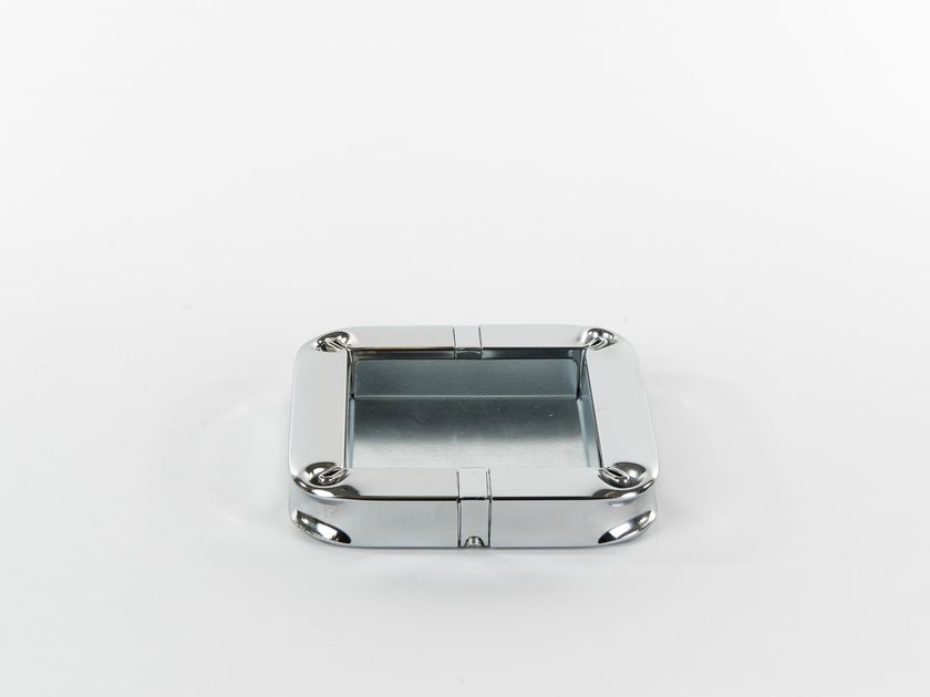 CONFINE | Chrome plated steel tray By Situér design Federica Paoli
