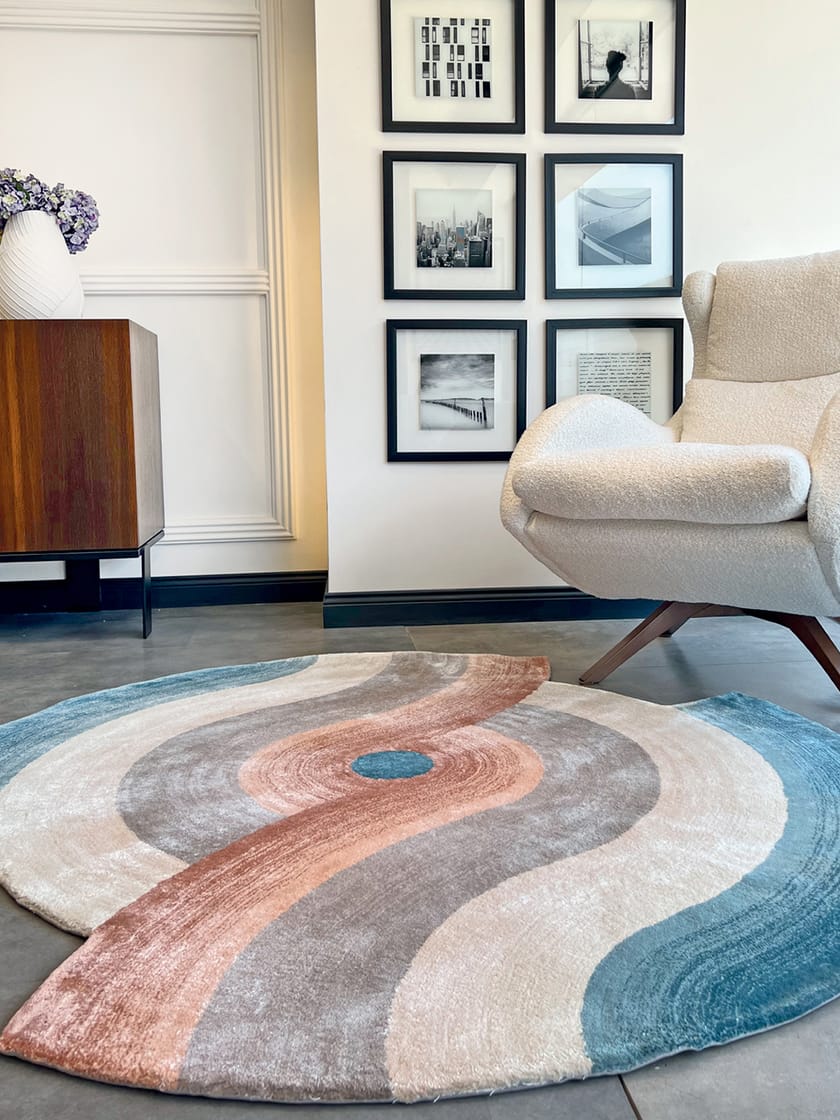CIRCLE | Round rug By Loominology