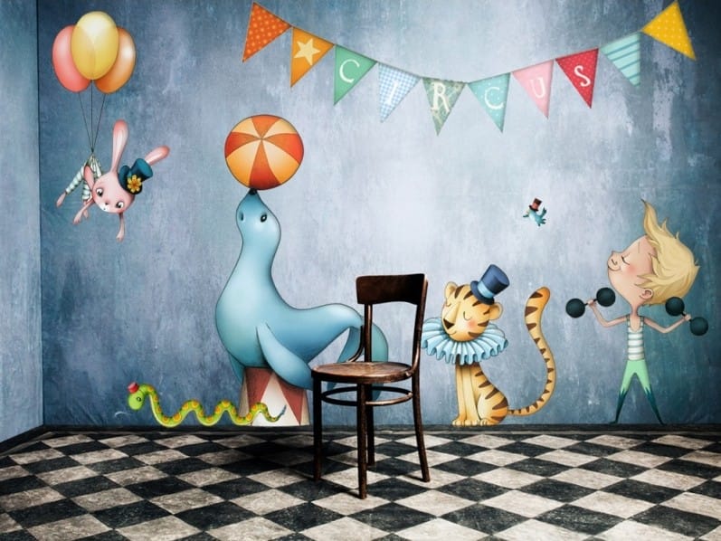 Kids wall sticker CIRCUS 2 The Circus Collection By ACTE-DECO