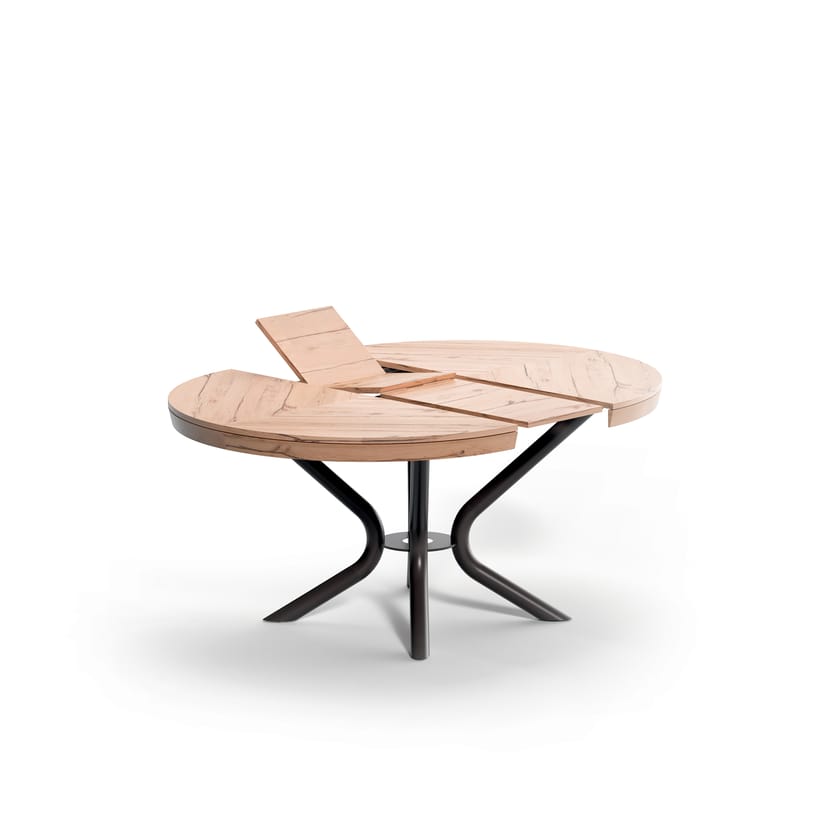 CIRKLE Extending round wooden table By Ozzio Italia | design Studio ...