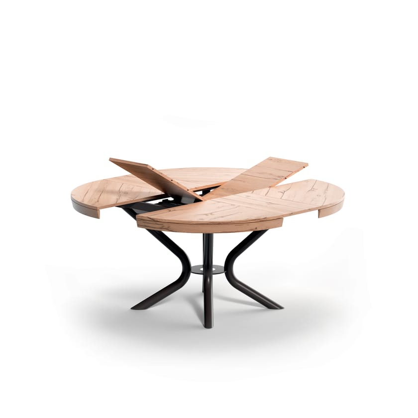CIRKLE Extending round wooden table By Ozzio Italia | design Studio ...