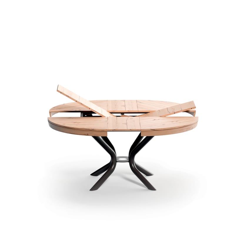 CIRKLE Extending round wooden table By Ozzio Italia | design Studio ...