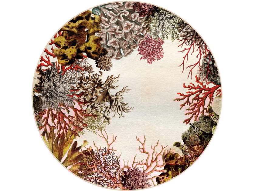 CL3.01 | Round rug Coral Loss Collection By YO2 design CTRLZAK Art & Design Studio