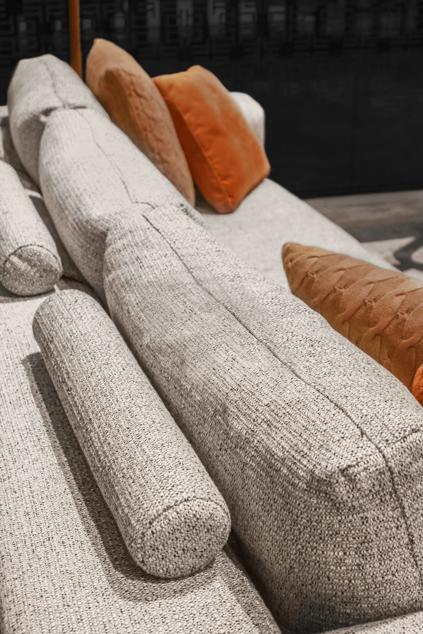 CLARISSA 3 seater fabric sofa By Formitalia