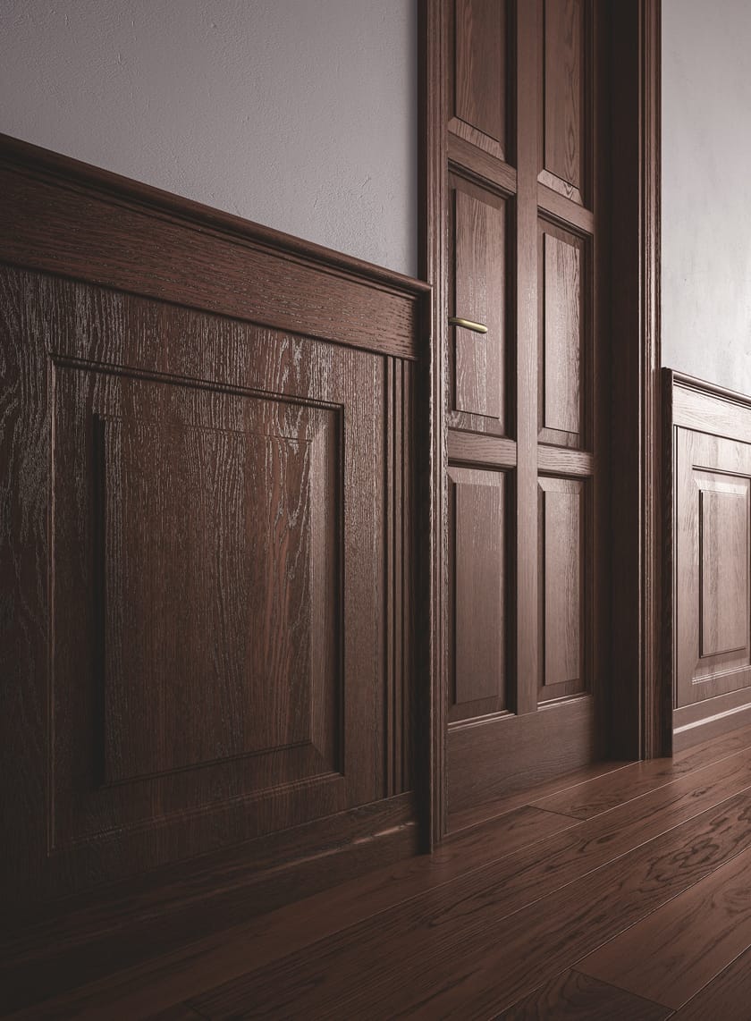 Boiserie pantografata in rovere CLASSICA | Boiserie in rovere ...