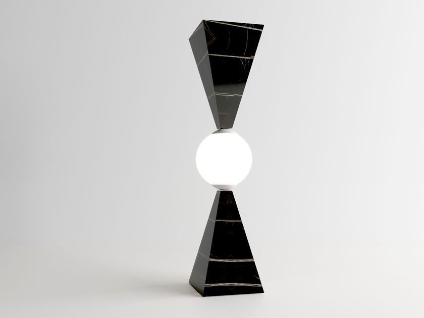 CLESSIDRA Lámpara de pie / Escultura de mármol By Dimarmo | design sid&sign