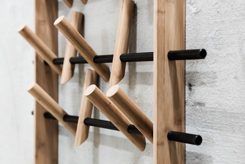 COAT FRAME | Bamboo coat rack Wall-mounted bamboo coat rack By We Do ...