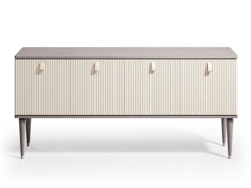 COCOON Wooden sideboard with doors By CPRN HOMOOD | design Lucia Ippolito