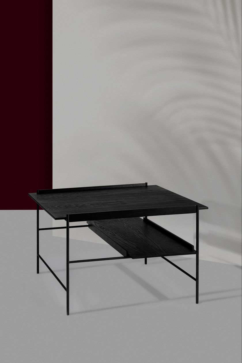 KANSO Tables basses en acier enduit de poudre avec plateau By PLEASE ...