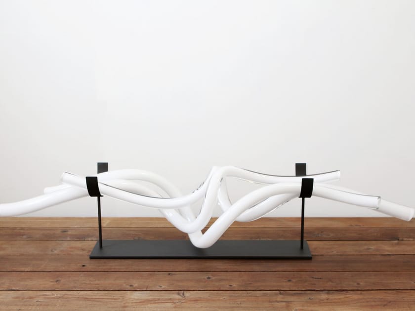 Blown glass decorative object COIL 48 By SkLO design Karen Gilbert ...