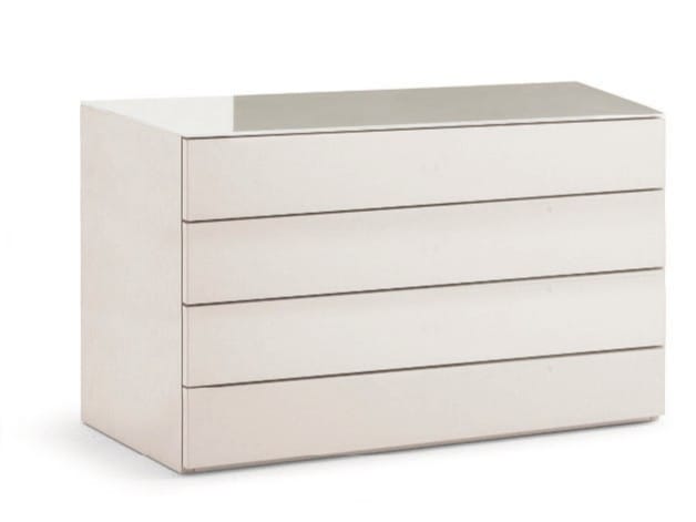 Chest of drawers COMBI GLASS COMBI SYSTEM Collection By Zalf
