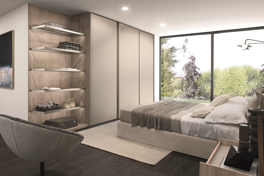 Armadio in rovere con ante scorrevoli COMBI SYSTEM Z756 Collezione ...