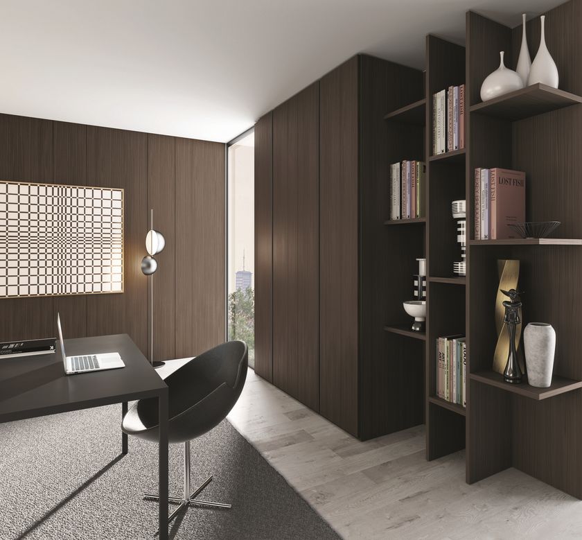 Wooden wardrobe with drawers COMBI SYSTEM Z759 COMBI SYSTEM Collection ...