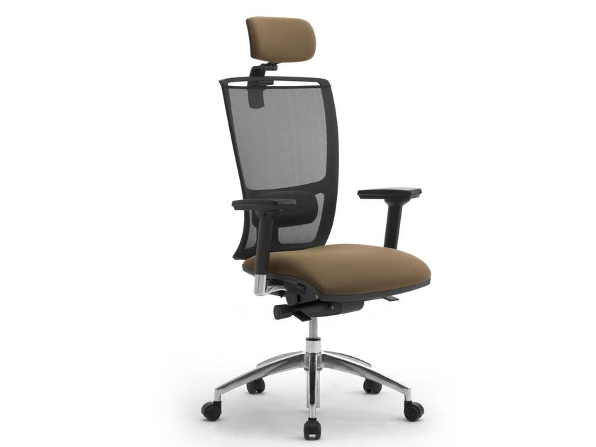 COMETA | Office chair with headrest By Leyform