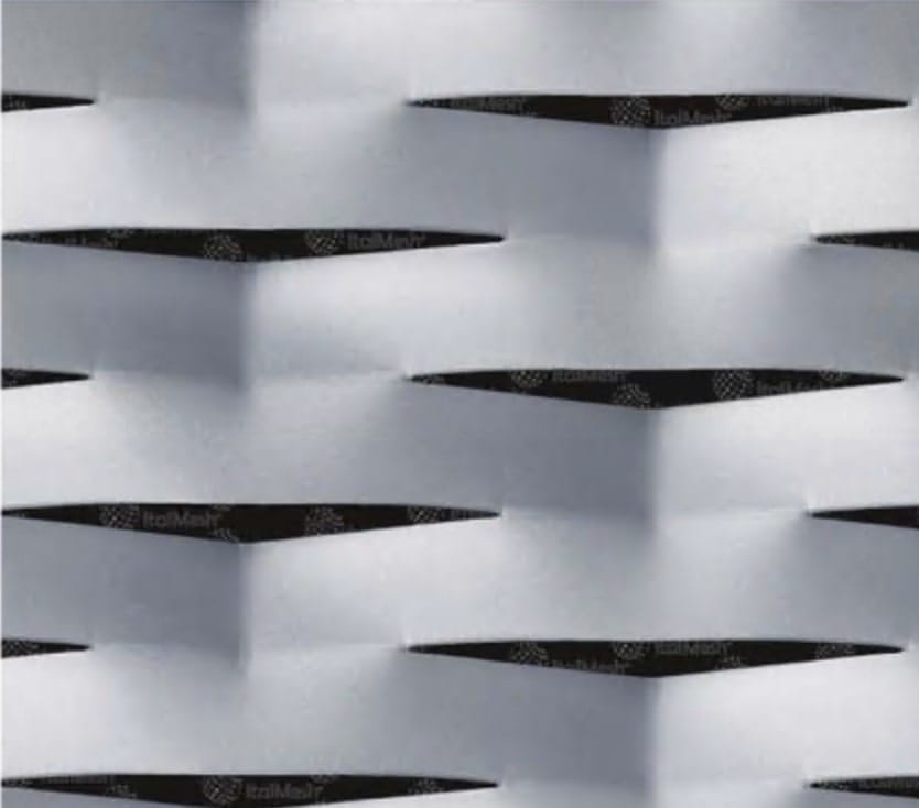 Rete stirata per rivestimento di facciata COMO By ItalMesh