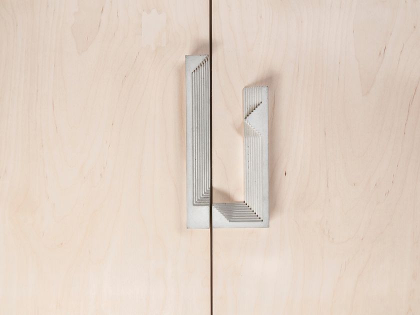 Concrete Furniture knob Concrete Handle #3 Mirage Collection By mim studio