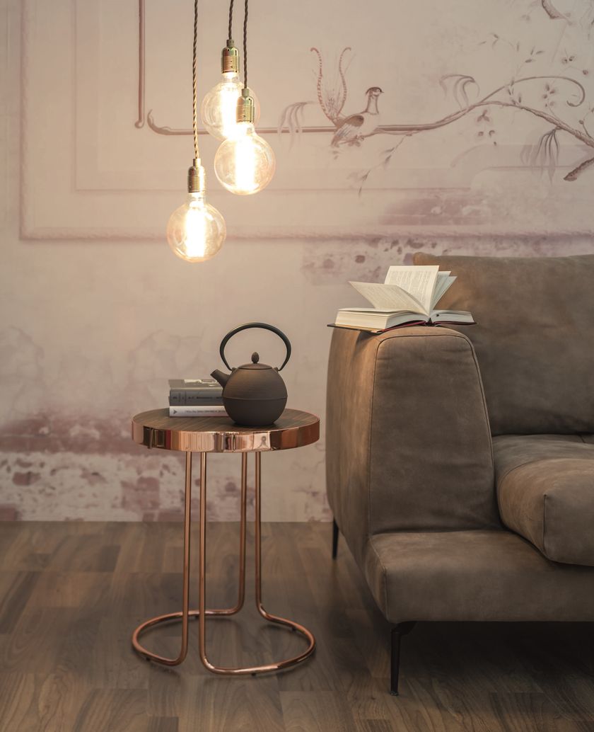 CORA Round high side table By Tonin Casa | design Davide Bozzini