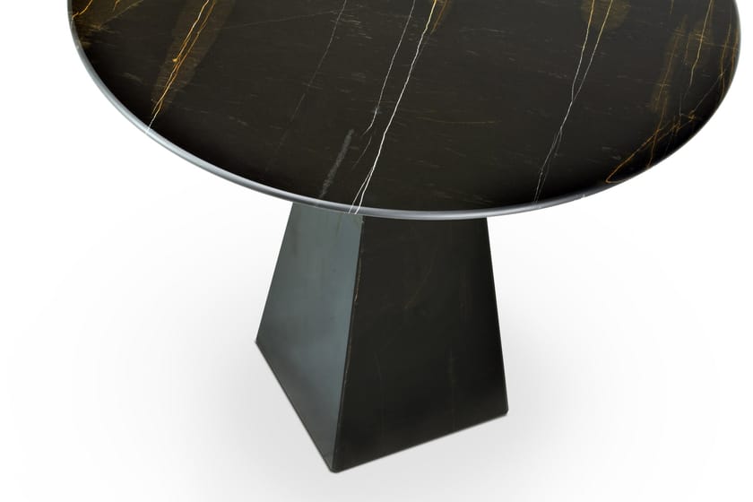 COSMOS SAHARA NOIR | Round coffee table COSMOS Collection By OIA Design