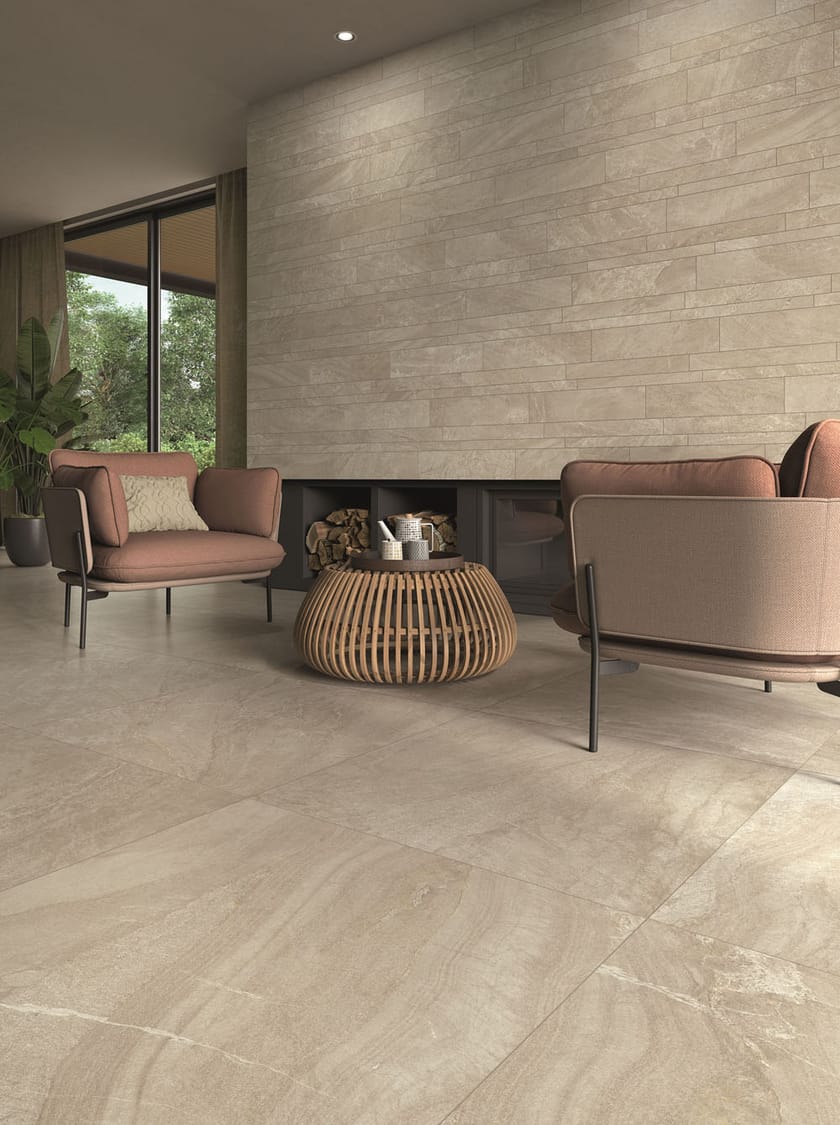 COUNTY BEIGE outdoor floor tiles By Panaria Ceramica
