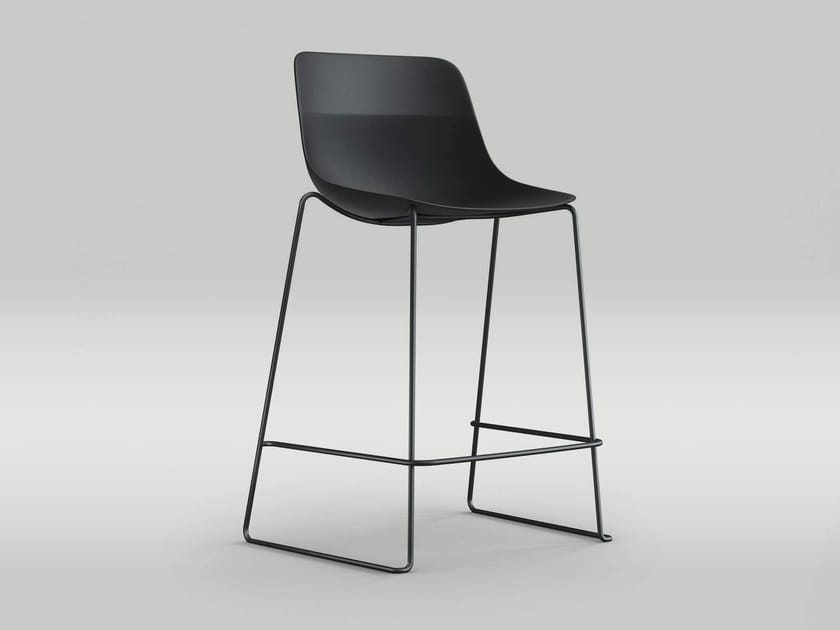 CRONA LIGHT | Sled base stool crona Collection By Brunner design ...